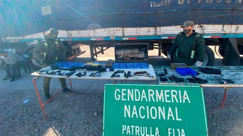 Descubrieron Un Camión Con Armamento Ilegal Y Más De Dos Mil Municiones