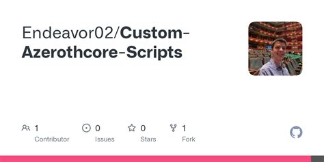 GitHub Endeavor02 Custom Azerothcore Scripts