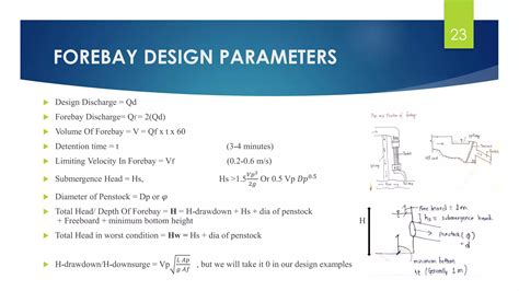 Lec Design Of Forebay Pdf