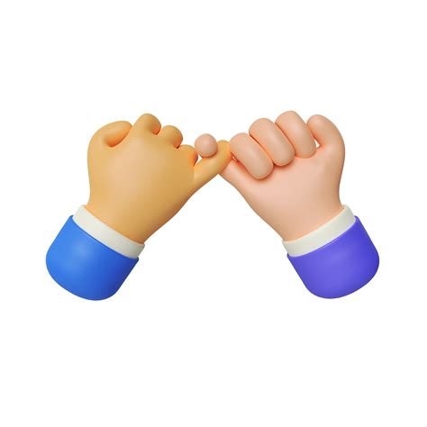 Pinky Promise 3D Render 9636693 PNG