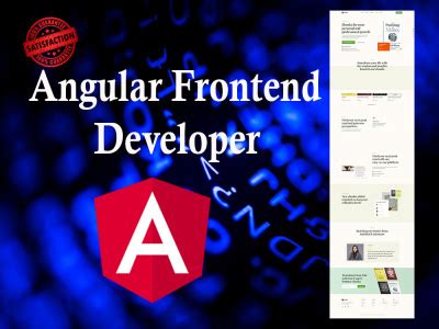 Angular Developer Front End Angular Web App Upwork