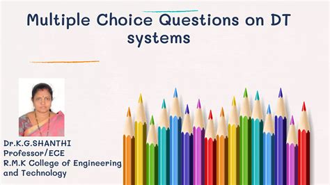 Multiple Choice Questions On Dt Systems Ppt