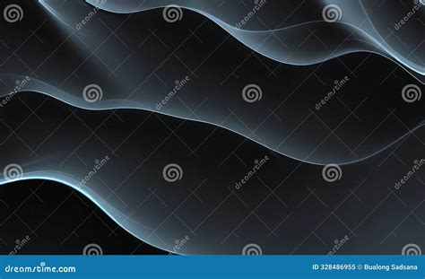 Digital Wave Like Pattern In Shades Blue And Black With Gradient Effect Transitioning From Dark