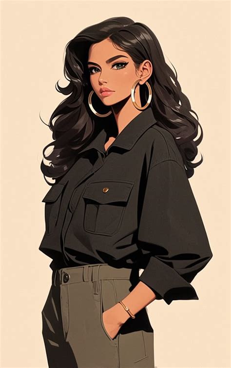 Pin By Won On 인물화 Digital Art Girl Character Portraits Fancy Art