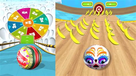 Going Balls Banana Frenzy Vs Super Bonus Level Speedrun Mobile