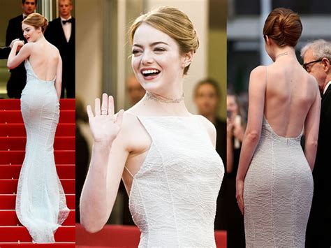 Emma Stone Ass Tight Dress Irrational Man Premiere In Cannes Upskirtstars
