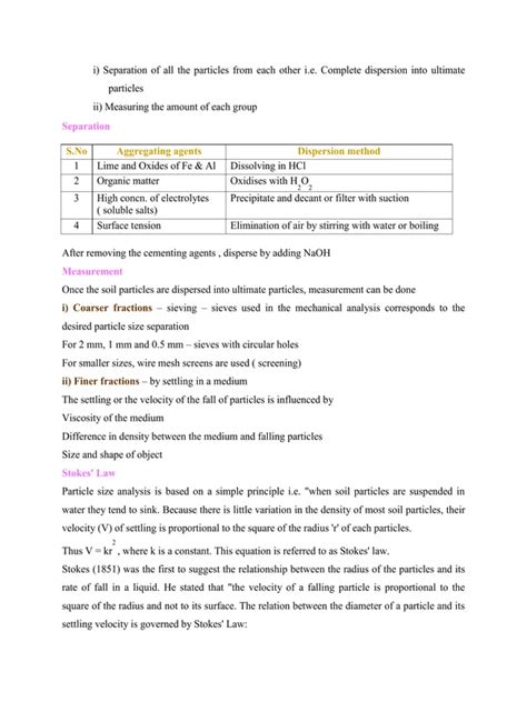 Typed Notes 29 Soil Texturepdf A4agriculture