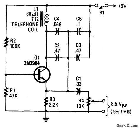 Simpleaudiotestoscillator Oscillatorcircuit Signalprocessing