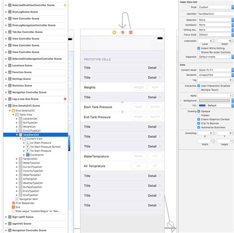 ios unable to dequeue a cell error while connected to a prototype