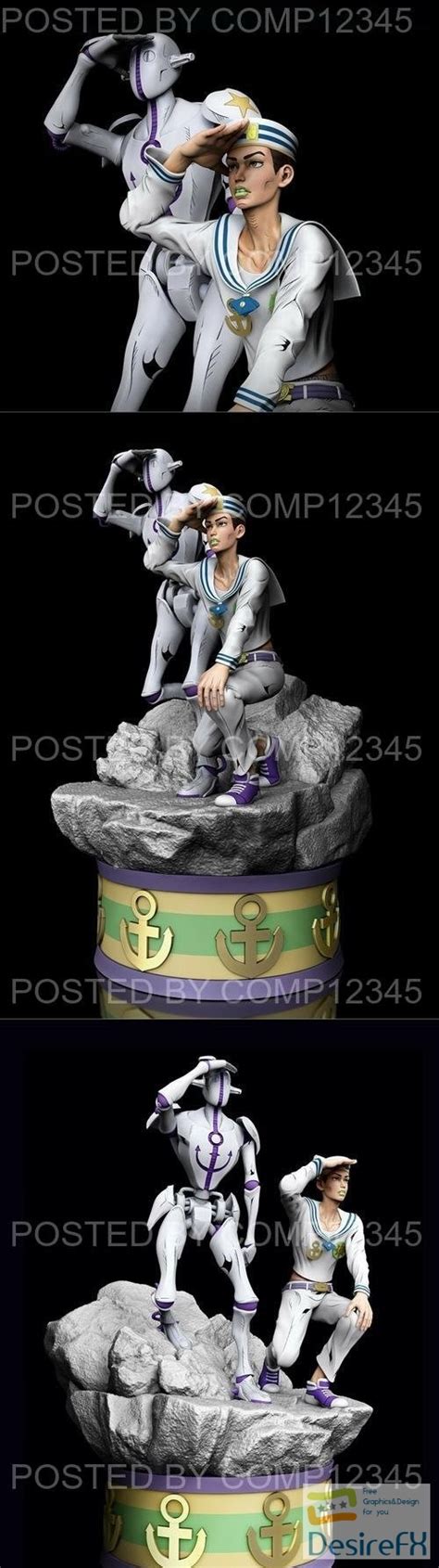Download Jojo Josuke Higashikata 3d Print Desirefxcom