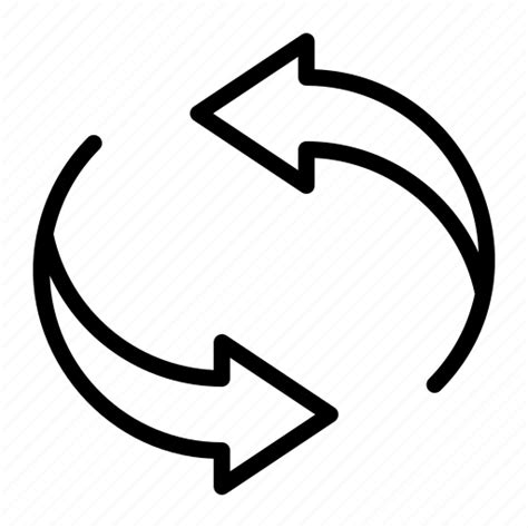 Repeat Recap Repeating Repeatable Arrows Round Flip Icon