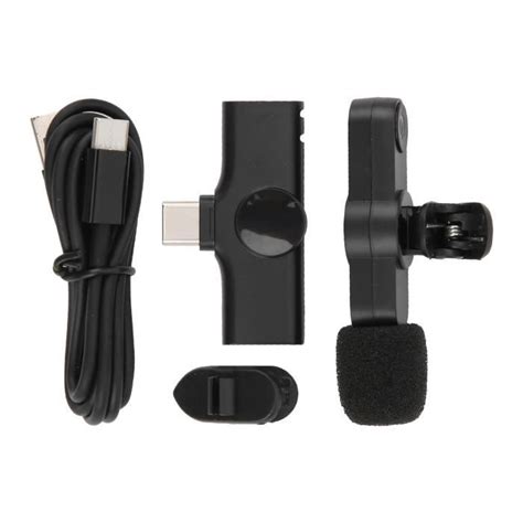 EJ Life Micro Cravate Sans Fil Pour Vlog Micro Cravate Sans Fil EP De Type C Pour Appareil
