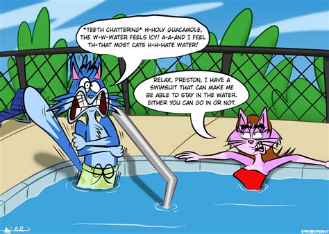 Preston Cat Cats Dont Swim By Theendertoonist On Deviantart