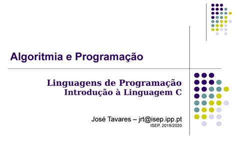03 introdução c resumo algoritmia e programação algoritmia e