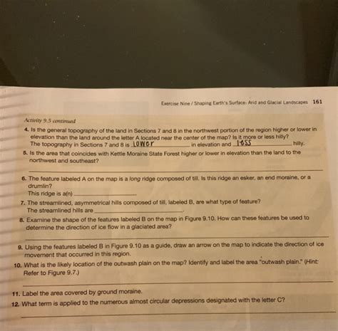 Exercise Nine Shaping Earth S Surface Arid And Chegg