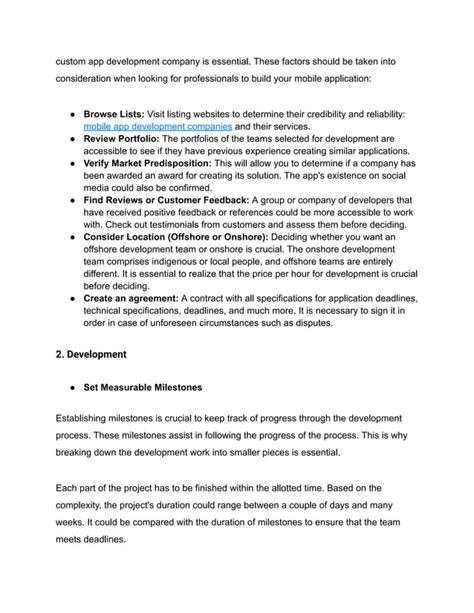 An Overview Of Custom Mobile App Development Process 2024 Pdf