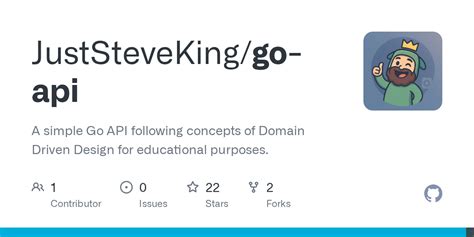 GitHub JustSteveKing Go Api A Simple Go API Following Concepts Of Domain Driven Design For