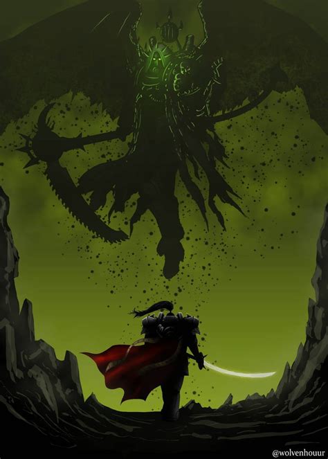 Mortarion And Jaghatai Khan Warhammer 40k Drawn By Wolvenhouur Danbooru