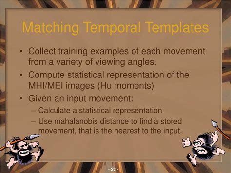 Ppt The Recognition Of Human Movement Using Temporal Templates
