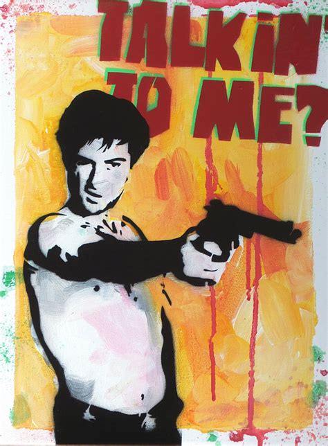 Travis Bickle Stencil