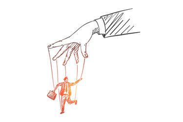 Puppet Sketch Vector Images Over