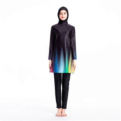 Islamic Swimsuit 2018 New Beach Full Coverage Modest Muslim Swimwear
