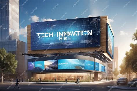 Premium Photo Tech Innovation Hub