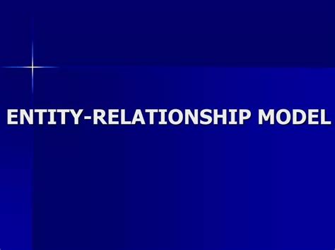 Ppt Entity Relationship Model Powerpoint Presentation Free Download Id4556850