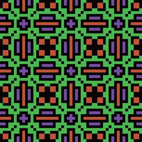 Premium Vector Seamless Pixel Abstract Pattern