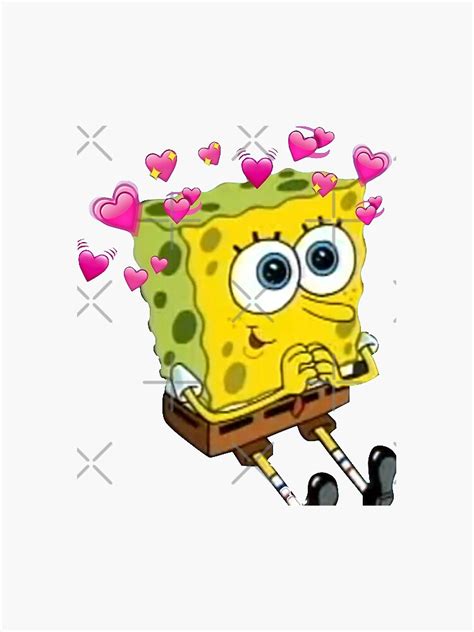 Spongebob Love Heart Eyes