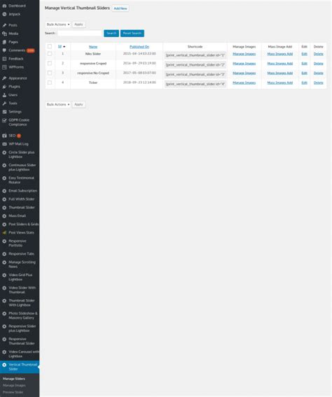 Wordpress Vertical Thumbnail Slider Pro Plugin I13 Web Solution
