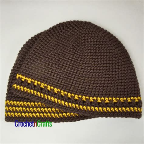 Single Crochet Beanie Pattern By Crochetncrafts
