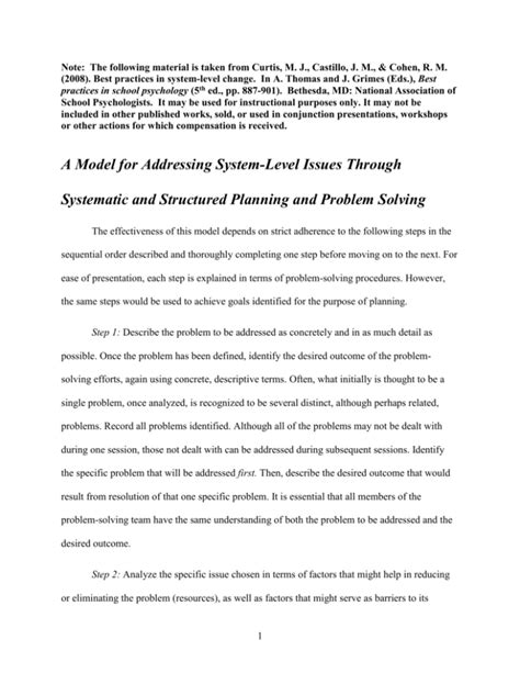 Model For Addressing System