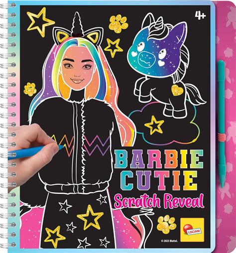 Cutie Scratch Reveal Barbie Sketch Book Toys And Games