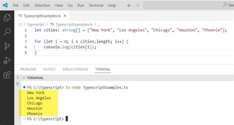 How To Use The For Loop In Typescript