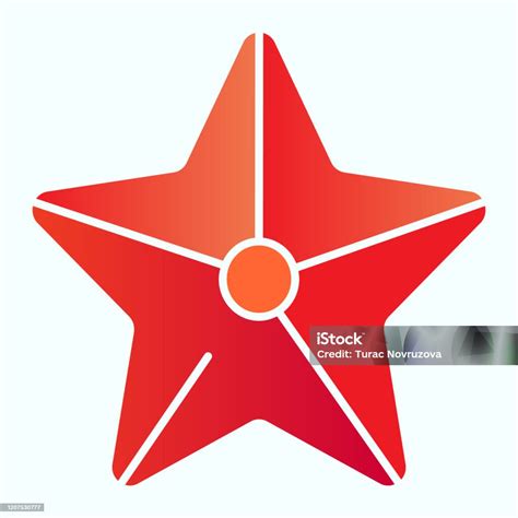 불가사리 플랫 아이콘입니다 흰색에 고립 된 해양 별 그림입니다 불가사리 그라데이션 스타일 디자인 웹 및 응용 프로그램을 위해