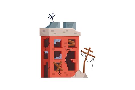 Old Broken Building Graphic By Pchvector · Creative Fabrica
