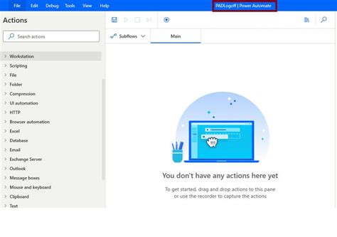 Log Off User Action In Desktop Flow Using Microsoft Power Automate