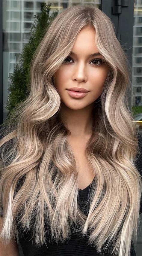 50 Trendy Hair Colors To Wear In Winter Mousy Bronze Long Hair