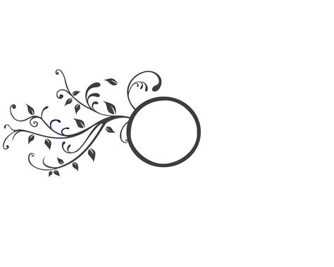 Leaf Monogram Clip Art At Vector Clip Art Online Royalty