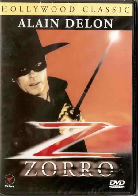 Zorro Stanley Baker Alain Delon Moustache Region 2 Dvd 45 58