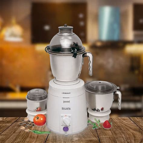 Mixer Grinder 3 Jar 900w Sujata Dynamix Plastic World