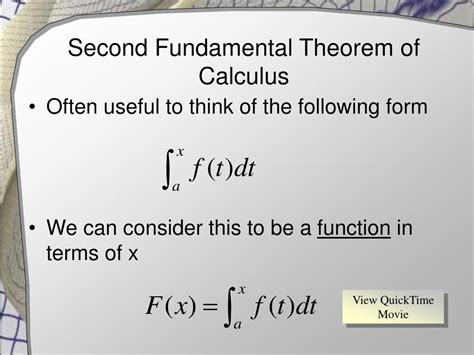 PPT - The Fundamental Theorems of Calculus PowerPoint Presentation ...