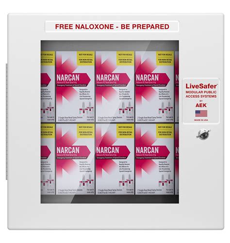 Public Access Naloxone Cabinets Cases Boxes