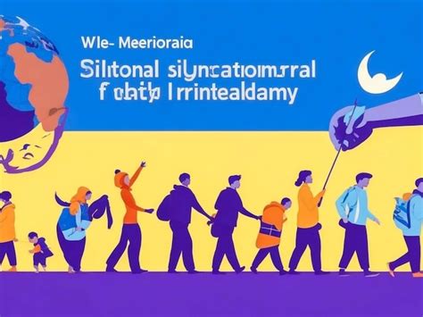 Premium Ai Image International Immigration Concept Background Flat