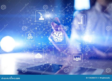 Microchip CPU Processor Microcircuit Computing Engineering Modernization And Business