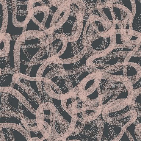 Premium Vector Trendy Seamless Pattern Stippled Intricate Structure