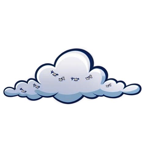 Download Flying Cloud Cartoon Png 06122024