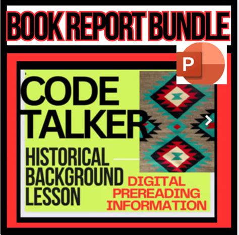 Code Talker Novel Introduction Lesson And Book Report Lesson Powerpoint