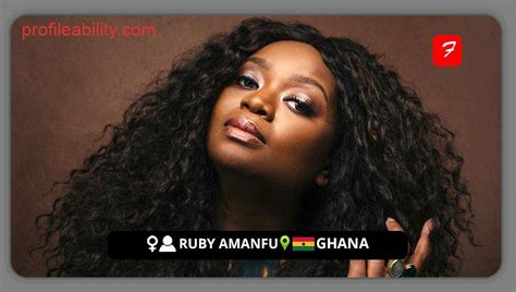 Ruby Amanfu Biography Videos Booking Profileability